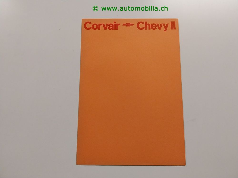 Chevrolet Corvair/Chevy II Prospekt französisch GM Suisse (Gebraucht ...