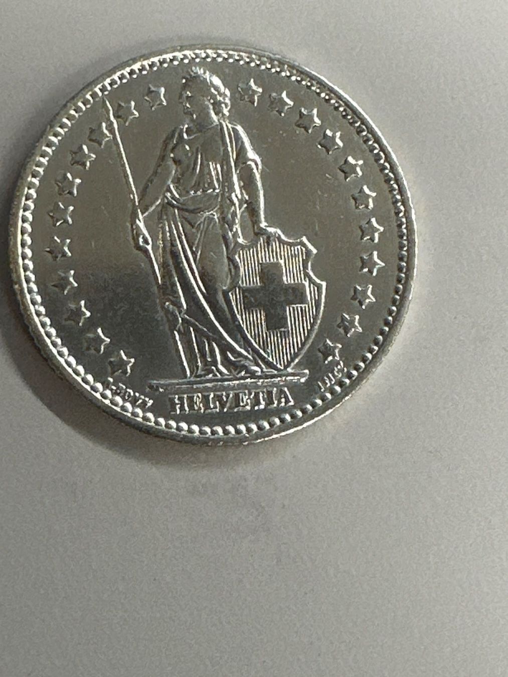 1 Fr. Silber Schweiz 1955 -vz (Gebraucht) in Herisau für CHF 11 – mit ...