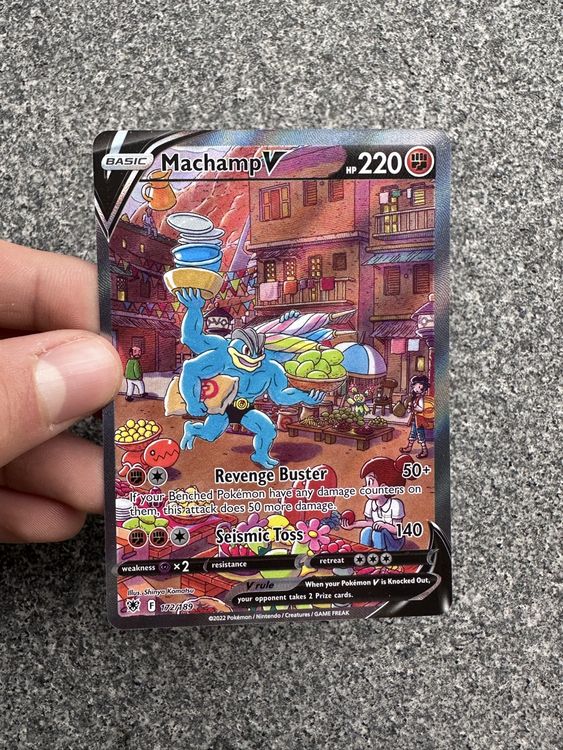 Machamp V - Seltene Pokémon Karte - Top Zustand! 🔥💯 (Neu (gemäss ...