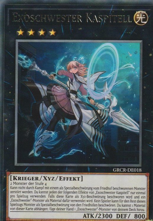 TCG YU-GI-OH! GRAND CREATORS GRCR DE 018 Exoschwester Kaspit (Neu (gemäss Beschreibung)) in ...