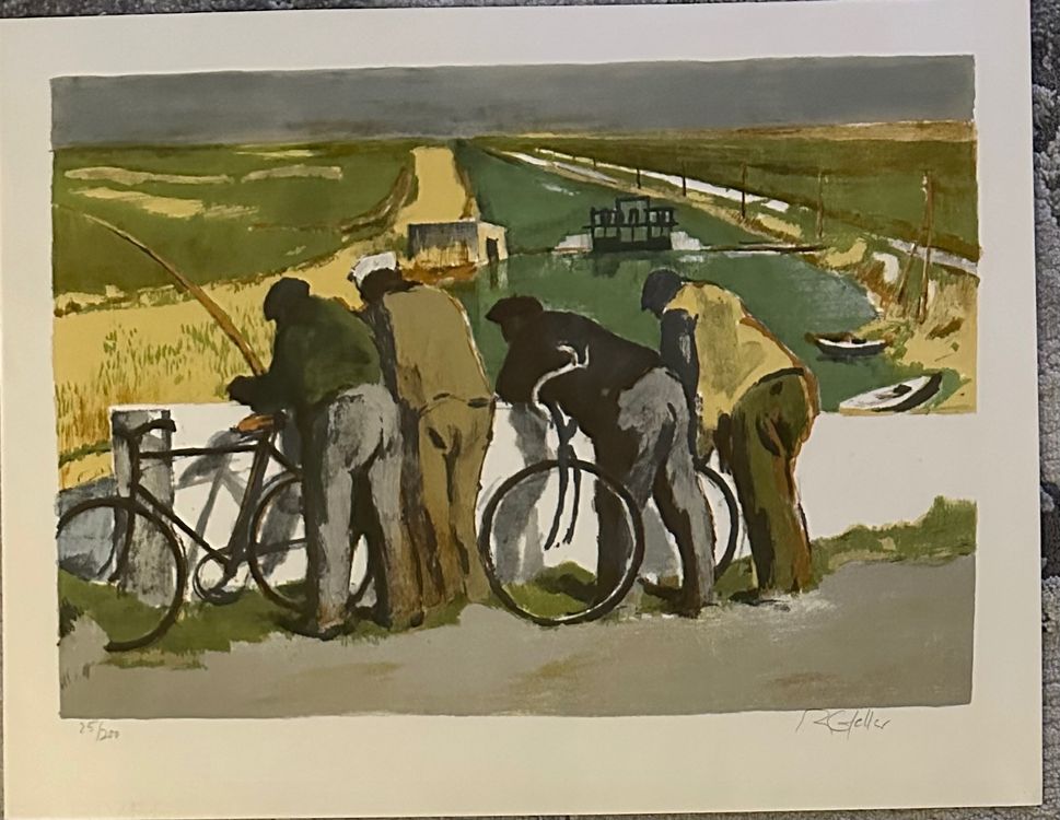 Rolf Gfeller (1926) Litho Handsig (Gebraucht) in Hochdorf für CHF 25 ...