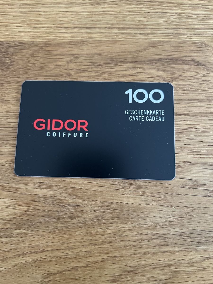 Gidor Coiffure - Gutschein / Geschenkkarte im Wert von 100 C (Neu und ...