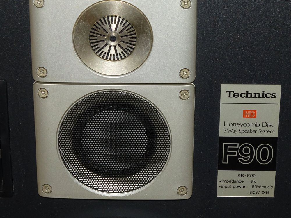 Technics F90 Flachmembran-Lautsprecherboxen Paar (Gebraucht) in Hirzel ...