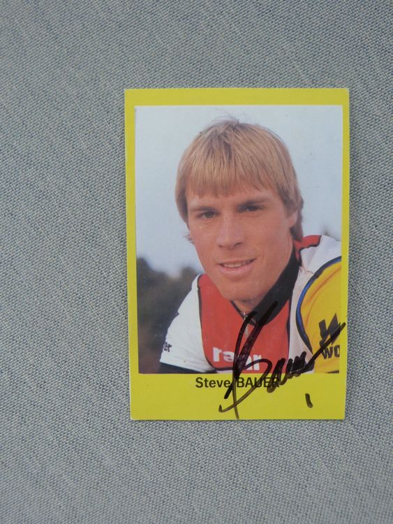 Autogrammkarte Steve Bauer (Gebraucht) in Schmerikon für CHF 8 – mit Lieferung auf Ricardo kaufen