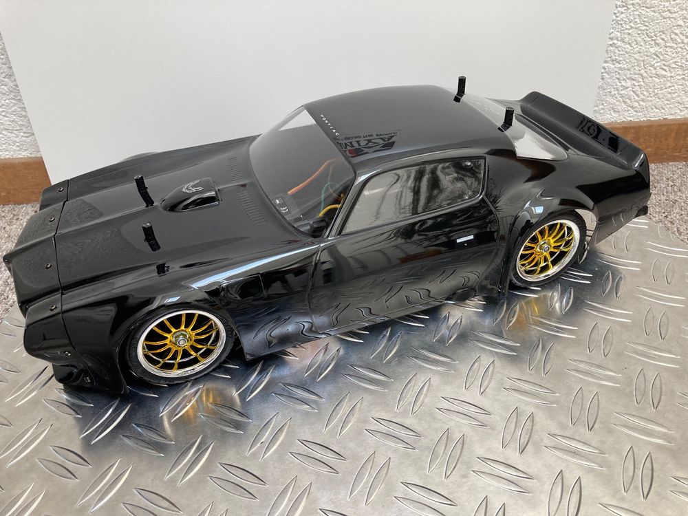 Tamiya TT-02 Chassis & HPI Karosserie Pontiac Trans Am 1971 (Neu ...