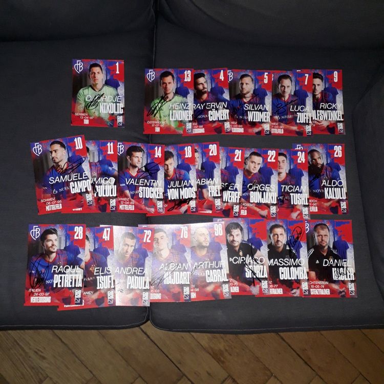 fc basel autogrammkarten | Kaufen auf Ricardo