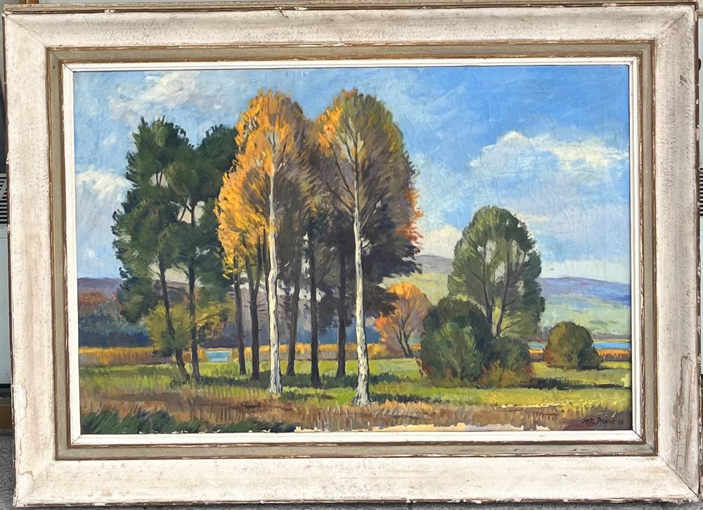 Max Merz (1900-1984) Grosse Landschaft Gemälde (Gebraucht) in Root für ...