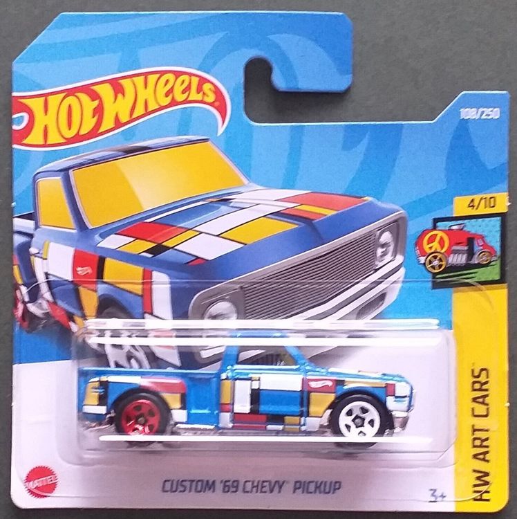 Hot Wheels Custom '68 Chevy Pickup Blue - HW Art Cars 2022 | Kaufen auf ...