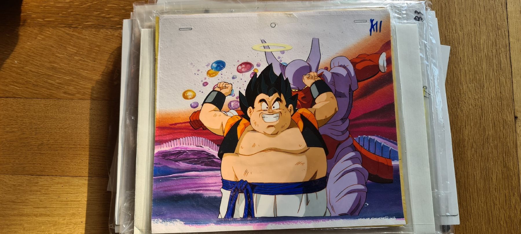Dragon Ball Z - Anime cel original - Fat Gogeta vs Janemba (Gebraucht ...