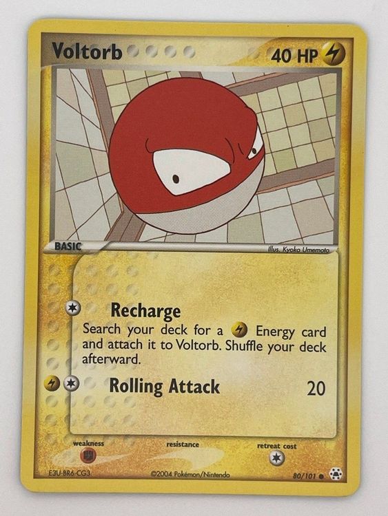 Voltorb 80/101 Pokémon EX Hidden Legends ab 1 (Neu (gemäss Beschreibung ...
