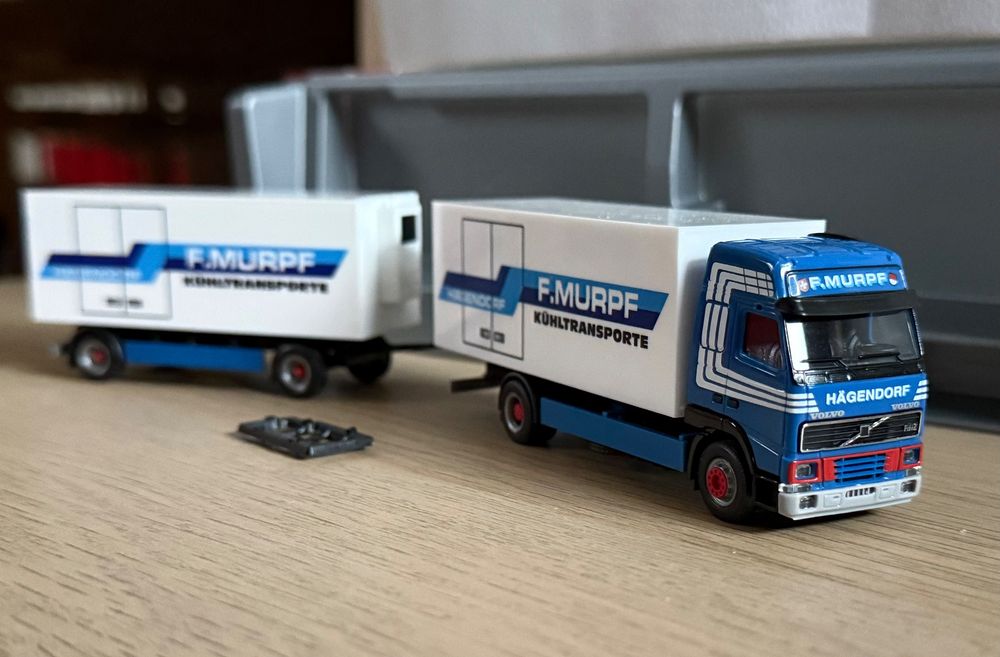 Camion Volvo FH12 F. Murpf Hägendorf Herpa 1/87 (Neuf avec emballage d ...