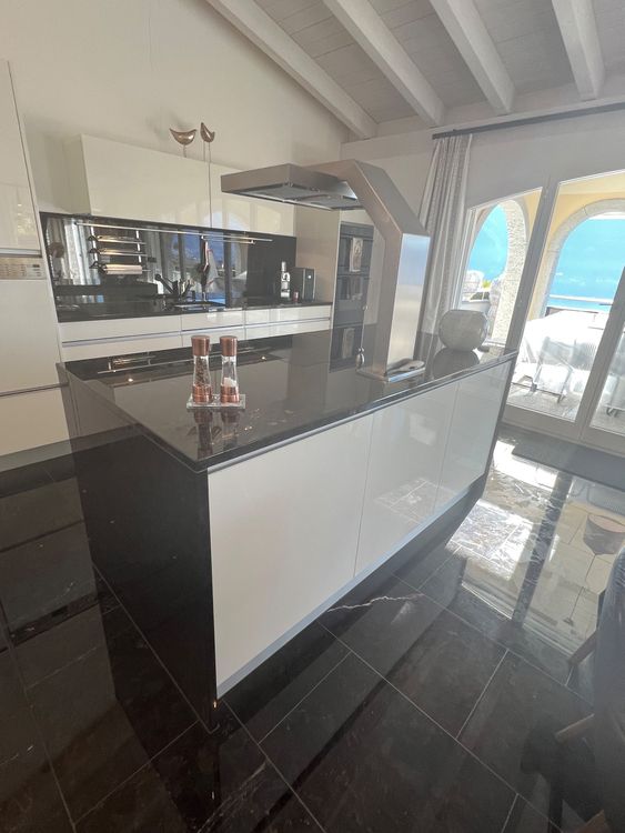 Designerküche weiss Hochglanz Granit Insel Küche (Neu (gemäss ...