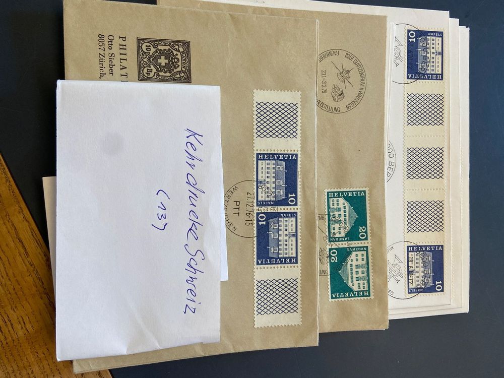 Alte Briefe Kehrdrucke Schweiz | Kaufen auf Ricardo