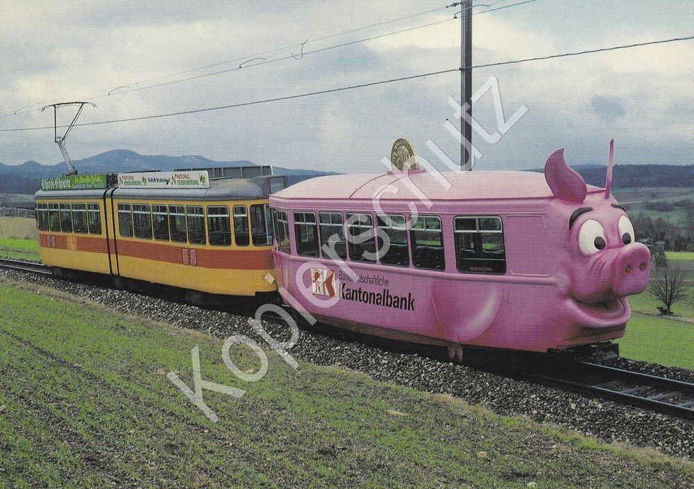 Strassenbahn Basel BLT B3 1338 + Be 4/6 113 (Gebraucht) in Ettingen für ...