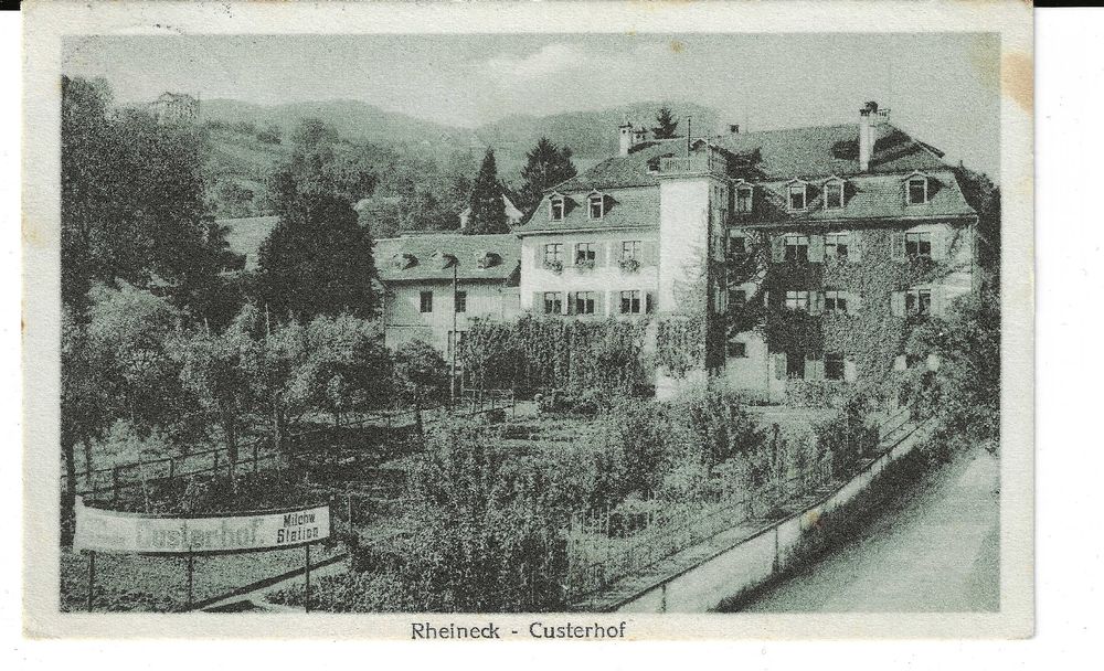 Postkarte "Rheineck Custerhof2" (17) (Gebraucht) in Andeer für CHF 1 – mit Lieferung auf Ricardo ...