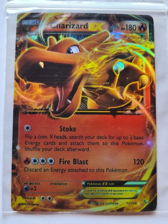 Pokemon, Charizard EX 11/106, Full Art Ultra Rare (Neu (gemäss Beschreibung)) in Winkel für CHF ...