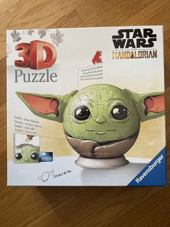 3D Puzzle Star Wars The Mandalorian Baby Yoda Ravensburger | Kaufen auf ...