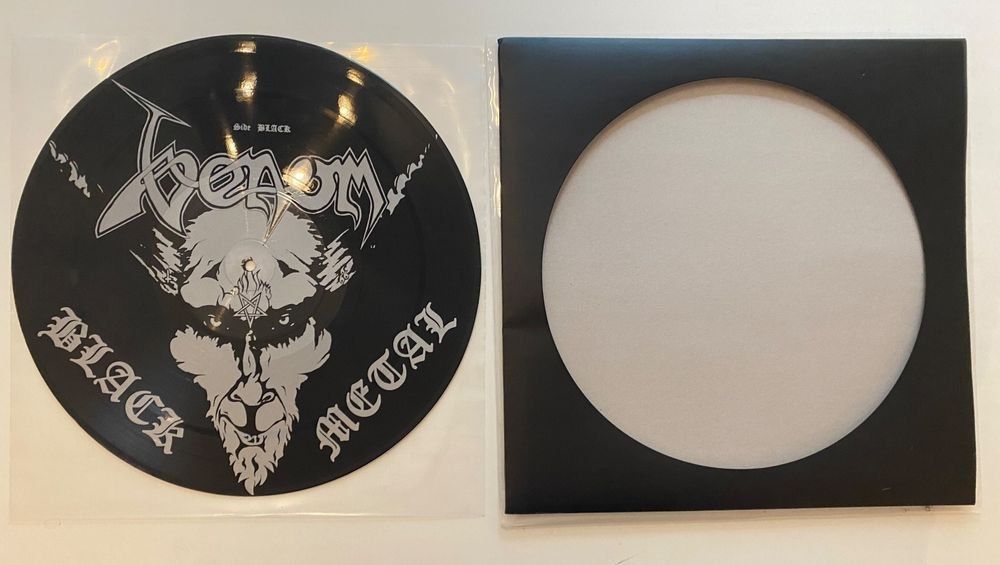 Venom –Black Metal 1982 Picture Disc NWOBHM RAR (Gebraucht) in Egg b ...