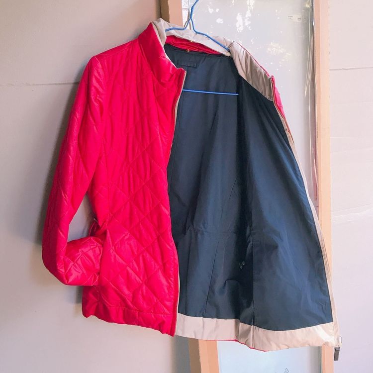 Massimo Dutti Jacket Red - 2 sides puffer jacket 175 (Neu (gemäss ...
