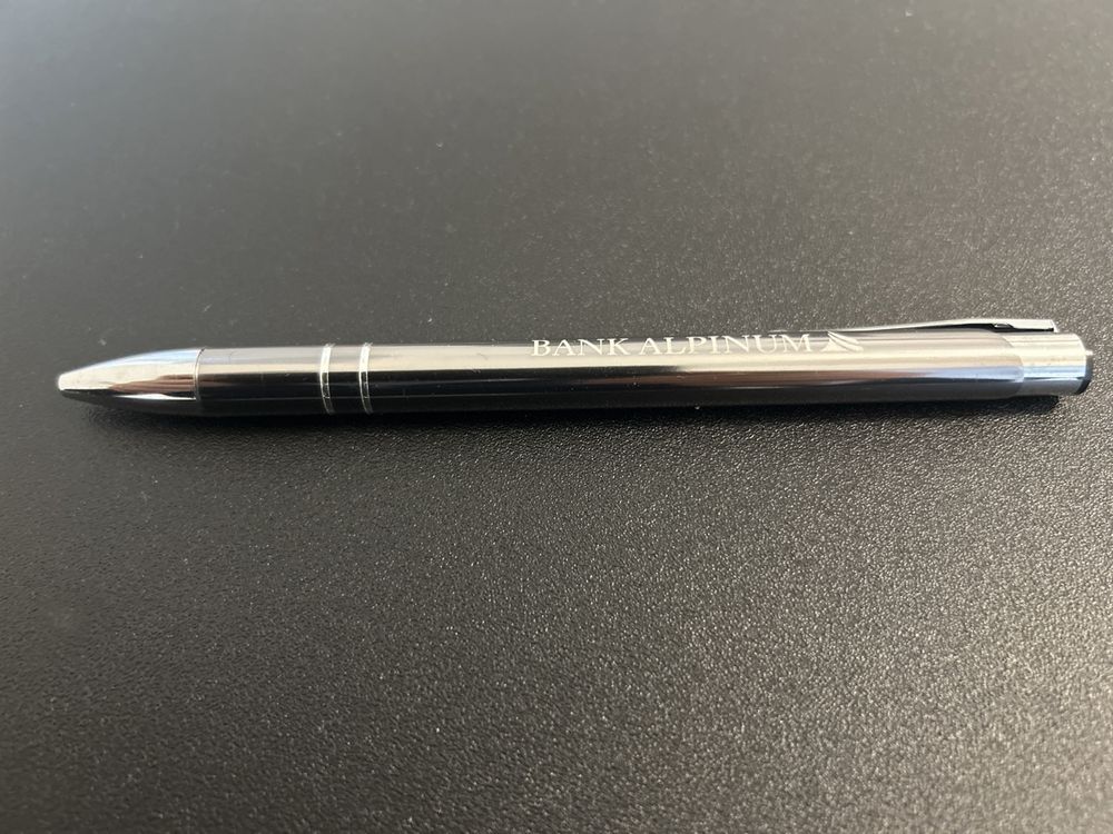 Kugelschreiber von Bank Alpinum - Exklusives Sammlerstück! (Neu (gemäss ...