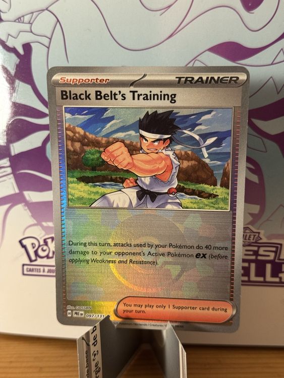 Carte Pokémon Dresseur "Black Belt's Training" ENG Pokeball (Neu ...