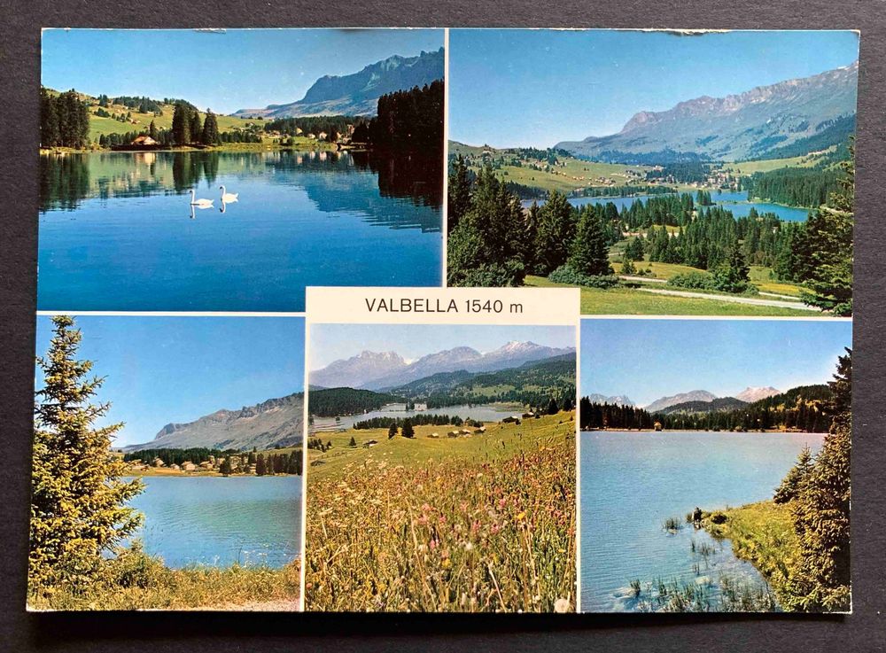AK Valbella 1540 m 5 Bild Karte | Kaufen auf Ricardo