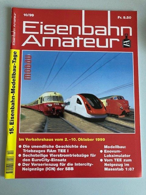 Eisenbahn Amateur, 1999, Geschichte des Triebzuges RAm TEE I (Gebraucht ...