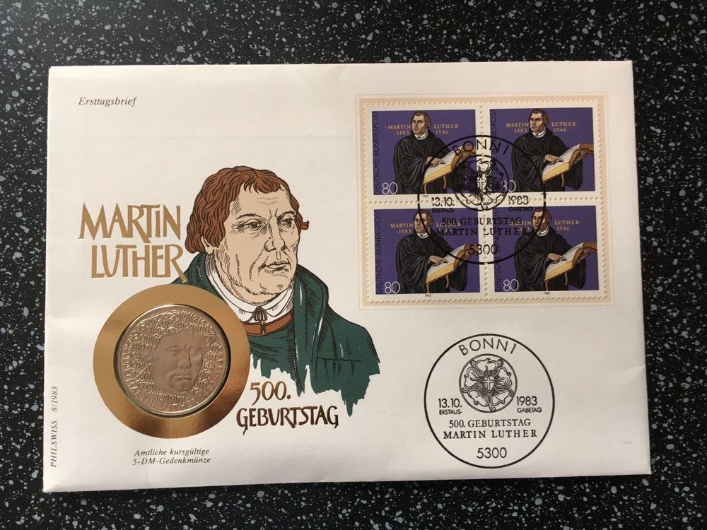 5 Mark Numis- Brief Martin Luther 1983 | Kaufen auf Ricardo