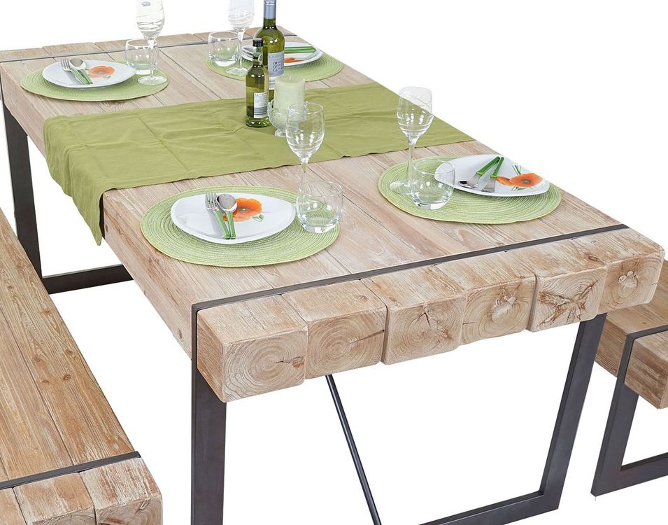 Esszimmertisch rustikal Massivholz 160cm | Kaufen auf Ricardo