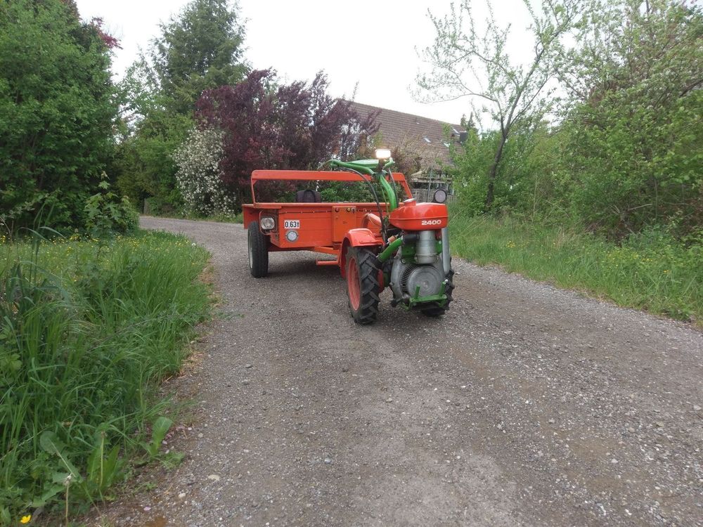 Agria 2400 mit Anhänger und Ausweis. | Kaufen auf Ricardo