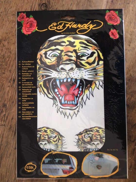 ED HARDY Autoaufkleber Sticker 6 Stück | Kaufen auf Ricardo