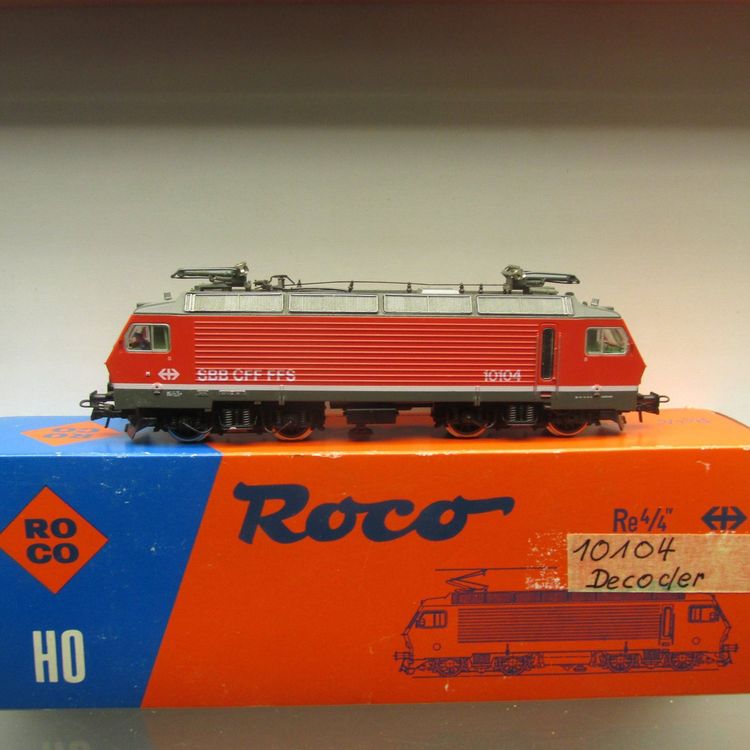 ROCO: SBB Re 4/4 IV DC ROT 10104 DIGITAL | Acheter sur Ricardo