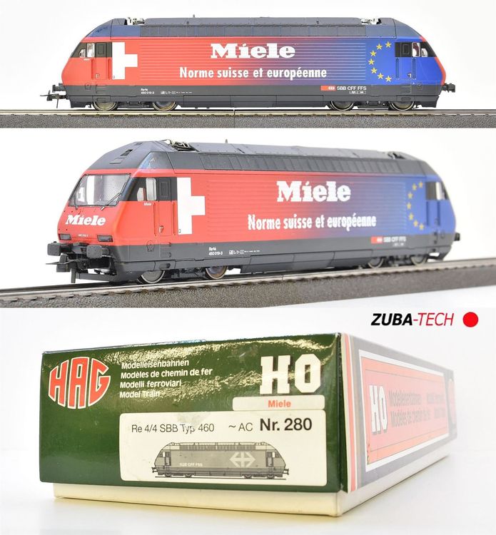 Roco E-Lok Re 460 Miele SBB H0 WS Digita | Kaufen auf Ricardo