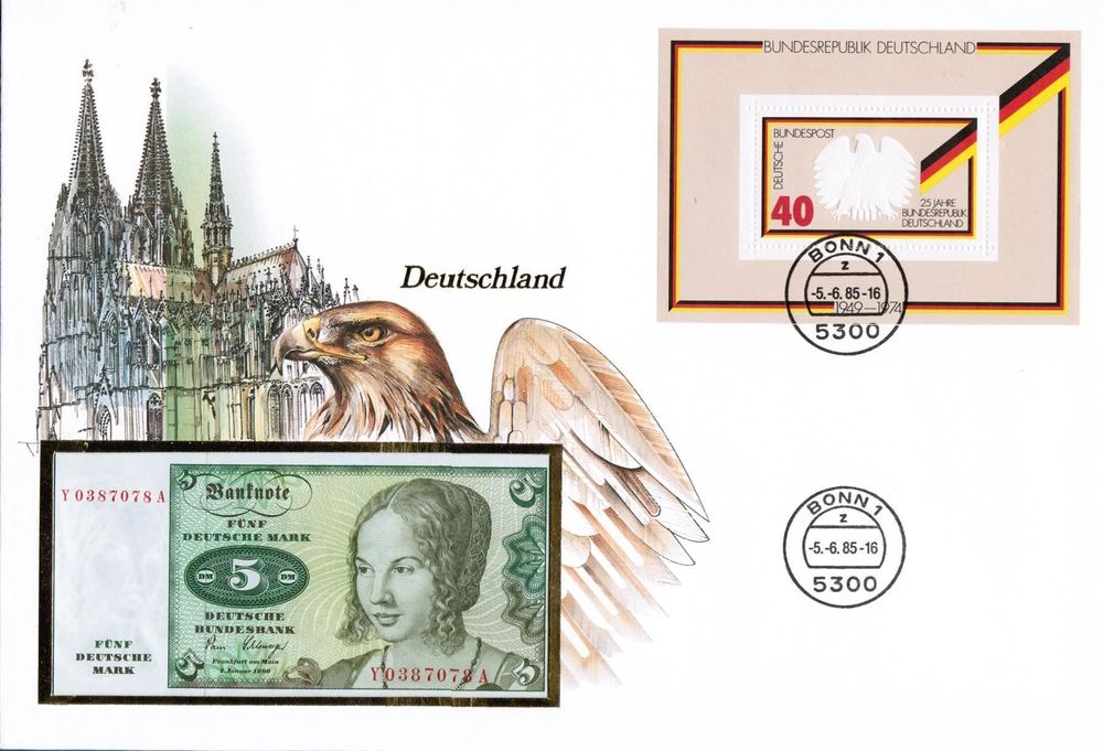 5 DM - Banknotenbrief Deutschland 1985 | Kaufen auf Ricardo