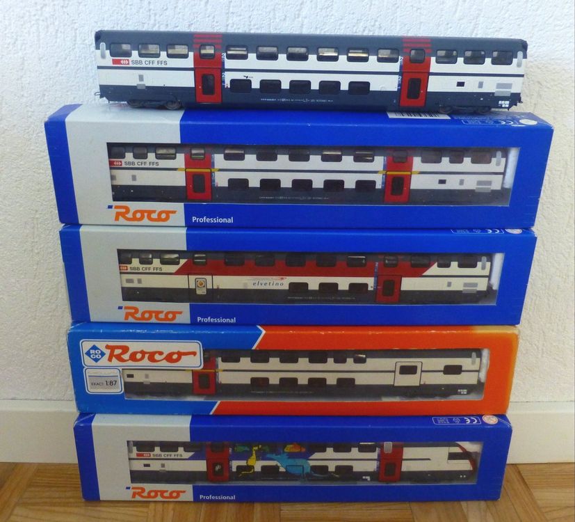 5x ROCO SBB IC 2000 Doppelstock | Kaufen auf Ricardo