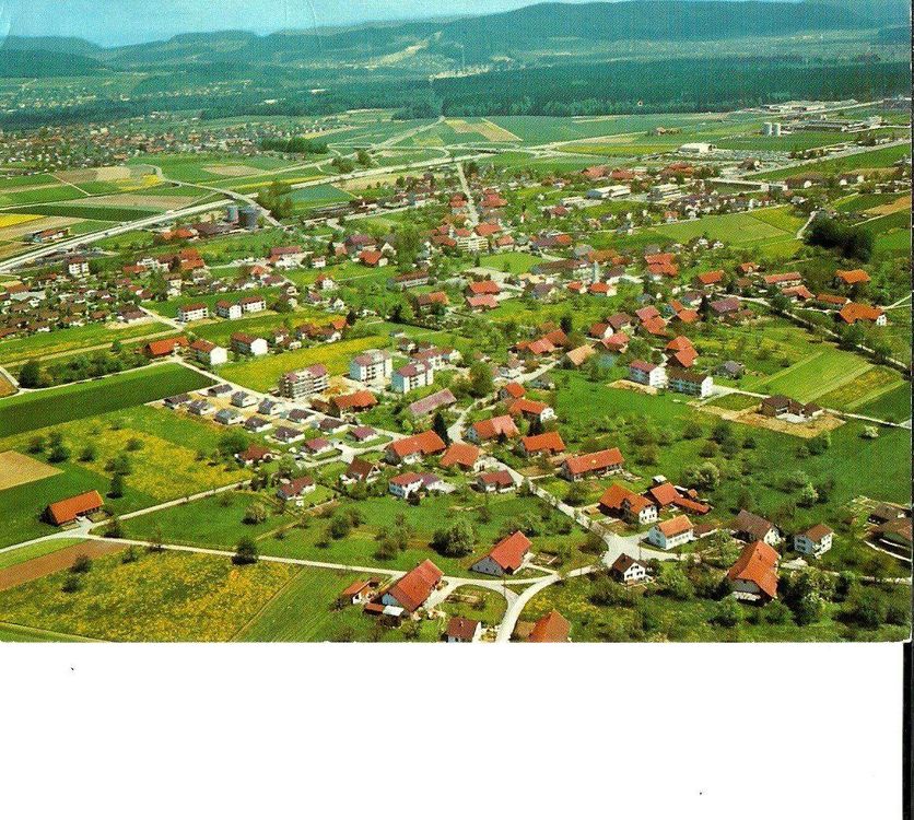 AK HUNZENSCHWIL 1970 Flugaufnahme | Kaufen auf Ricardo
