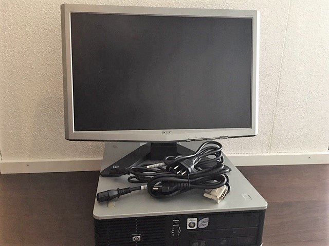 HP Desktop PC mit Monitor ab 10 Stutz | Kaufen auf Ricardo