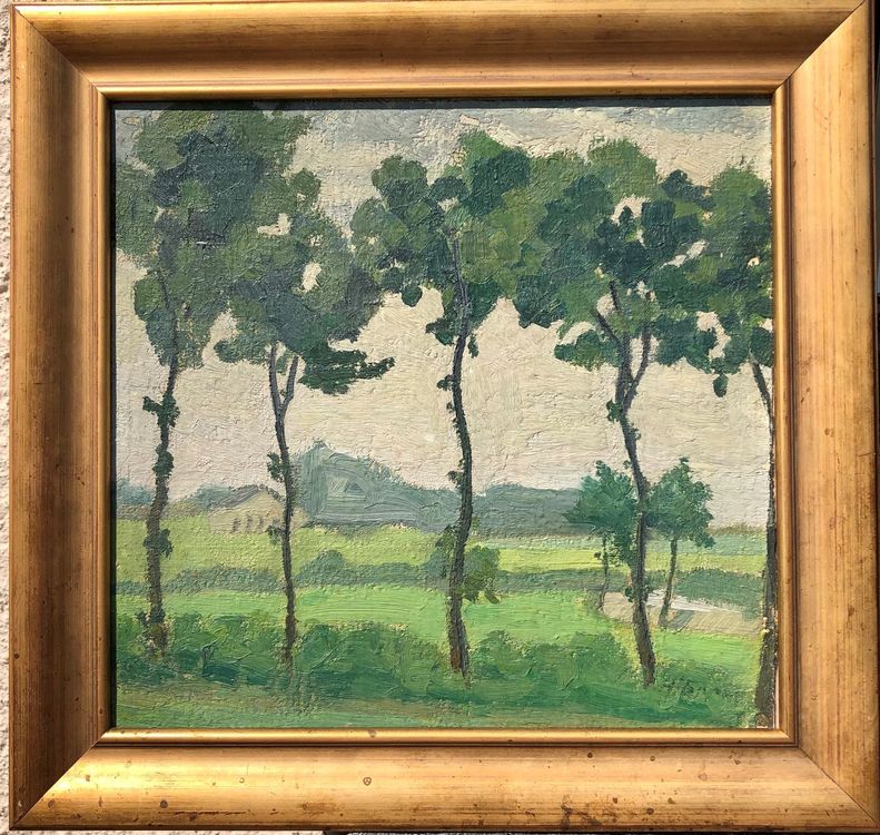 Top Landschaft Gemälde unleserlich Sign. | Kaufen auf Ricardo