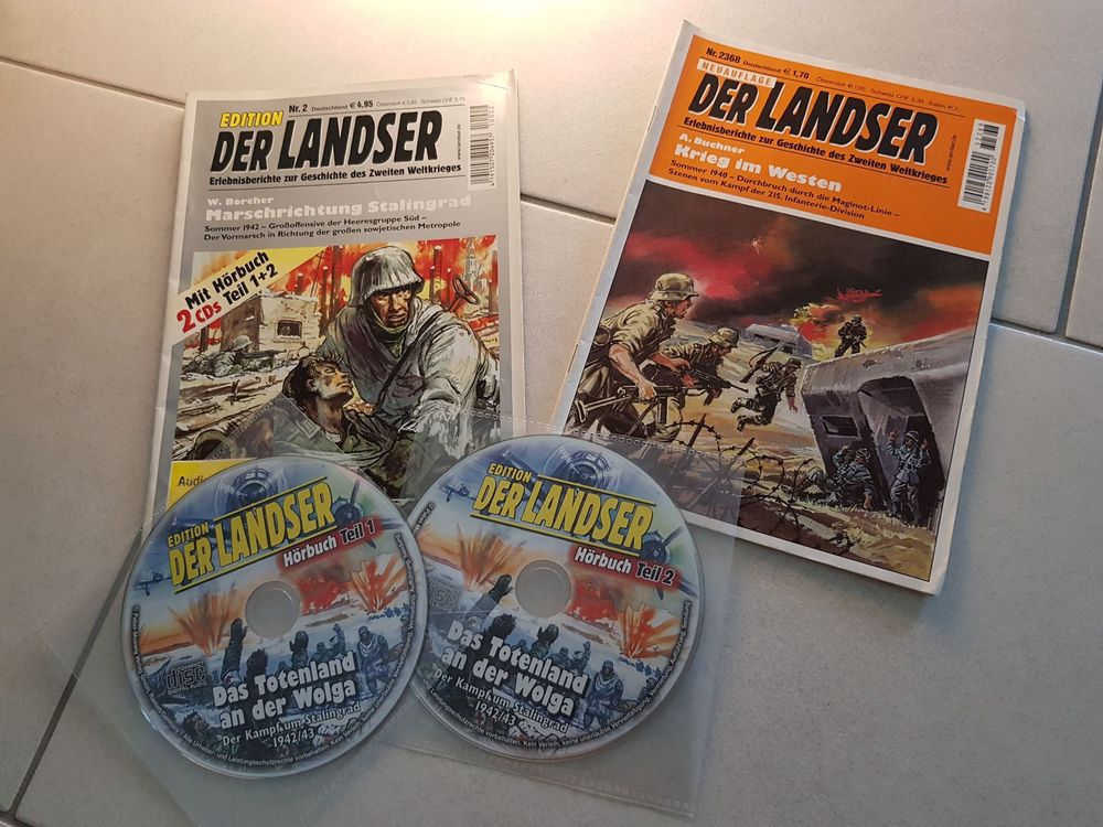 Landser Kriegsromane mit Hörspeil CD | Kaufen auf Ricardo