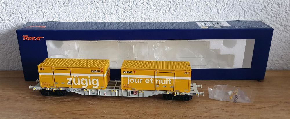 Roco 66658 SBB Postcontainerwagen | Kaufen auf Ricardo