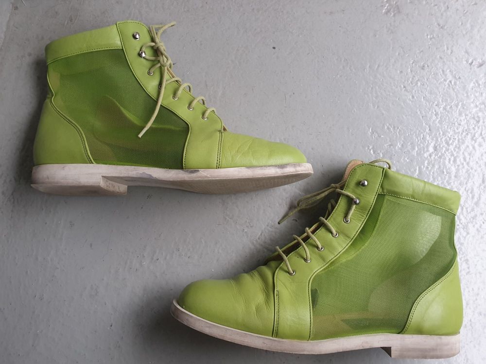 BOOTS MARC CAIN 41 SCHNÜRER GRÜN TOP | Comprare su Ricardo