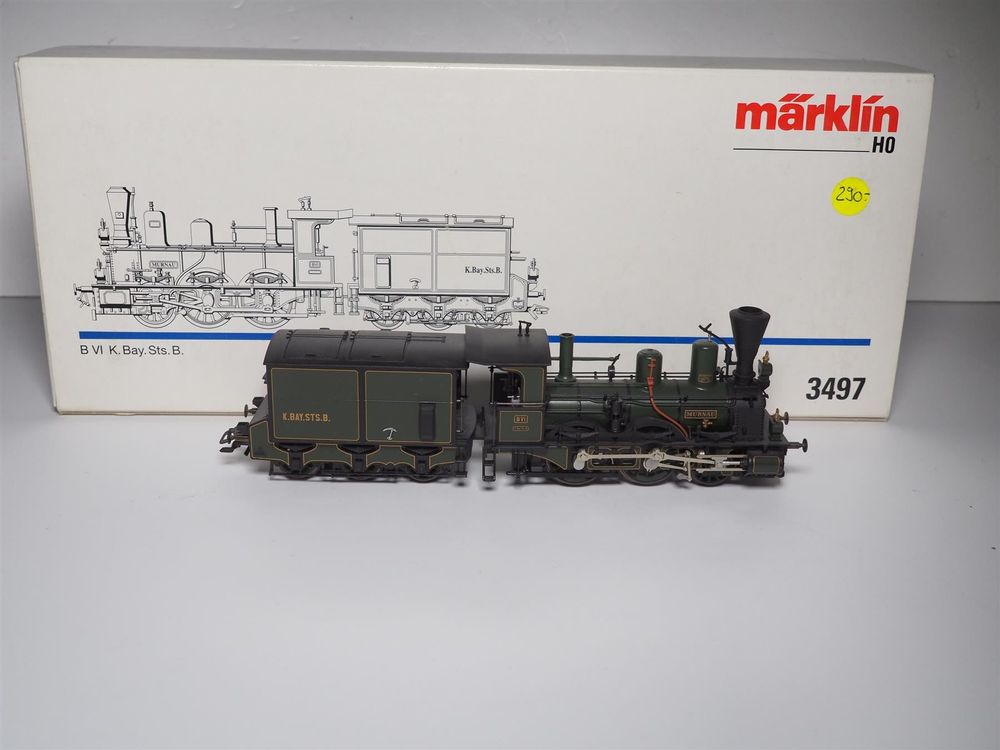 3497 Märklin Dampflokomotive mit Tender | Acheter sur Ricardo