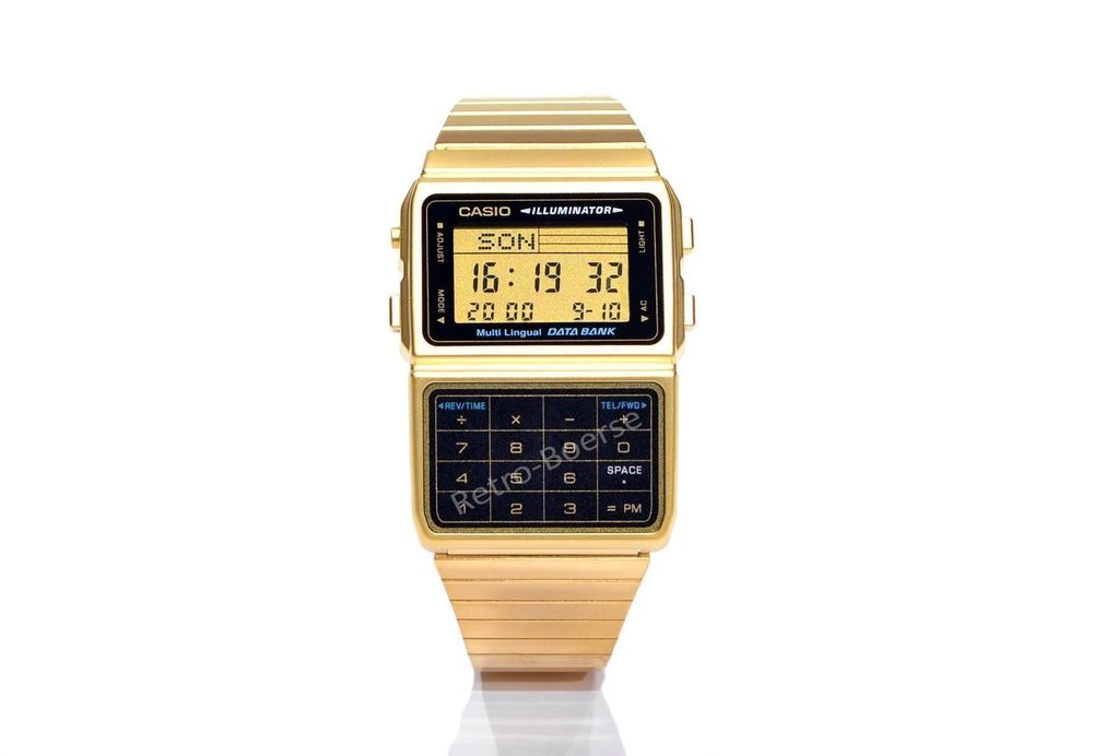 CASIO Databank Retro Uhr - Gold - *Neu* | Kaufen auf Ricardo