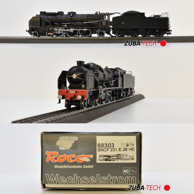 Roco 68303 Dampflok 231.E SNCF H0 WS Dig | Acheter sur Ricardo