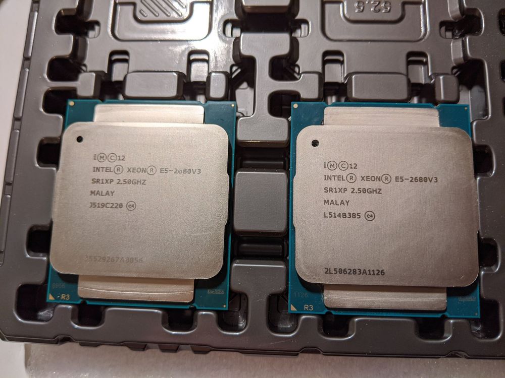 2x Intel Xeon E5-2680 v3 - 12 Core | Kaufen auf Ricardo