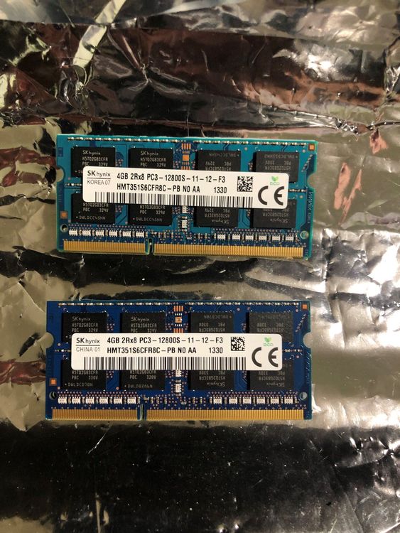 Memory RAM 2x 4GB PC3 | Kaufen auf Ricardo
