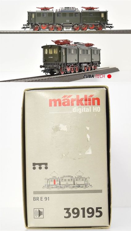 Märklin 39195 E-Lok BR E91 DB H0 WS OVP | Kaufen auf Ricardo