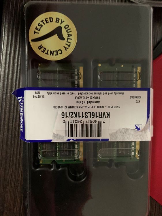 Kingston KVR16LS11K2/16 Ram Kit 16GB | Kaufen auf Ricardo