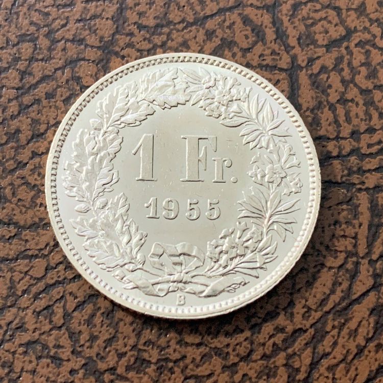 1 Franken Silber 1955 f. unc | Kaufen auf Ricardo