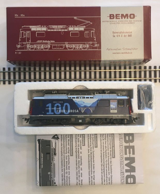 BEMO Ge 4-4 II 100 jahre Arosa digital acheter sur Ricardo